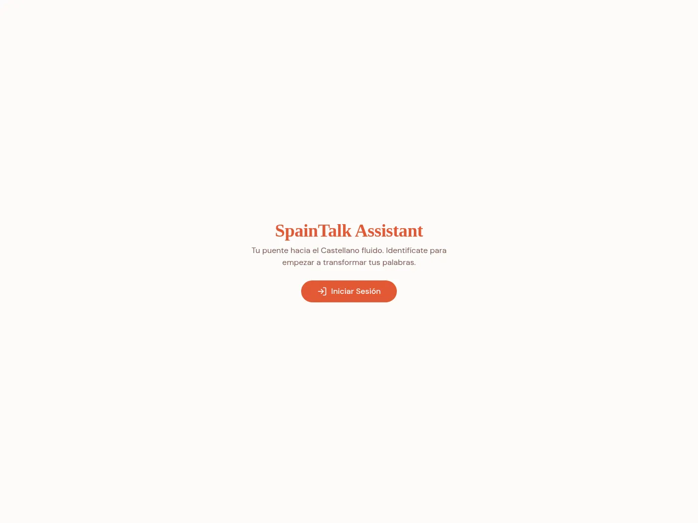 SpainTalk Assistant