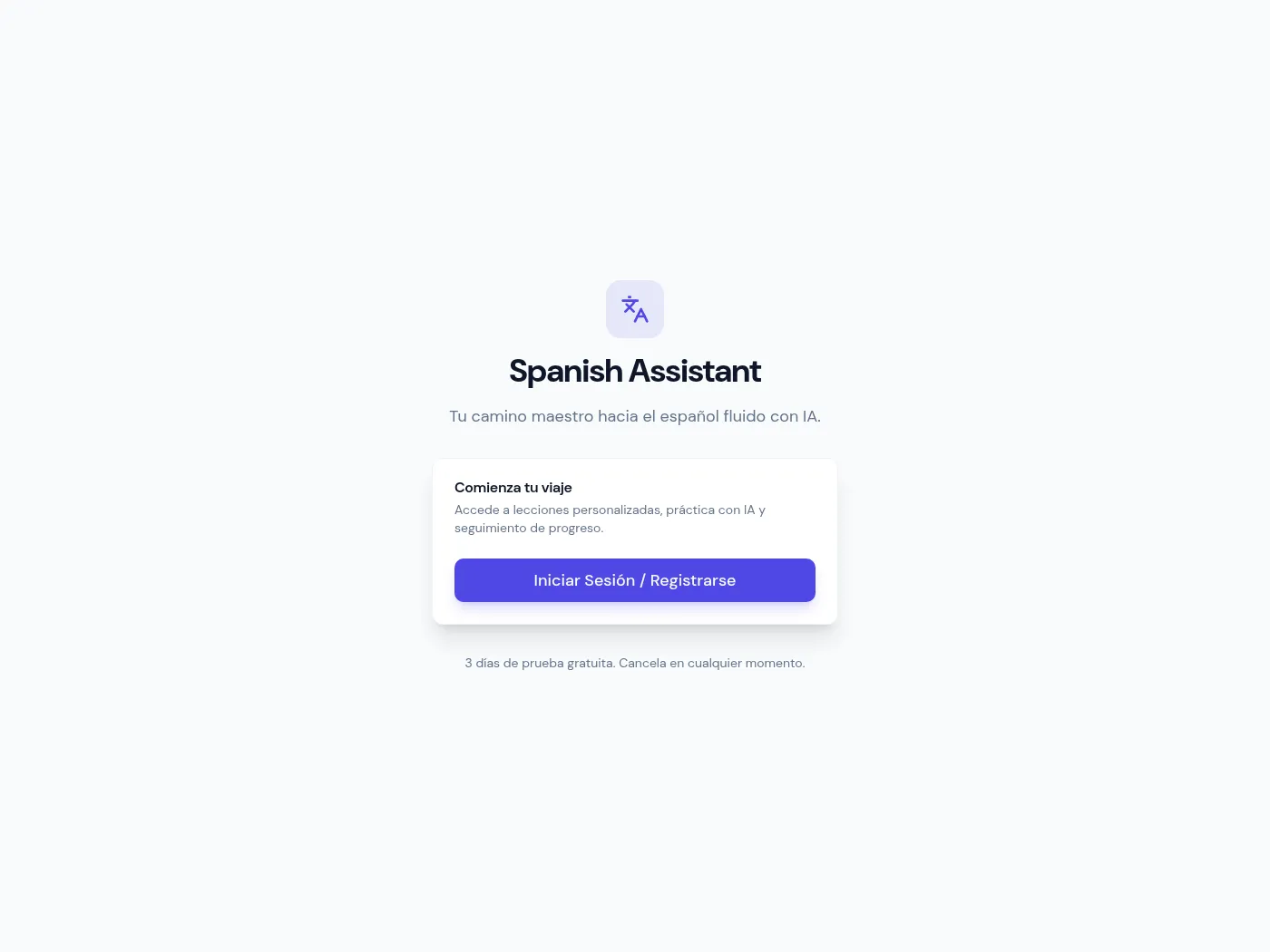Spanish Assistant App