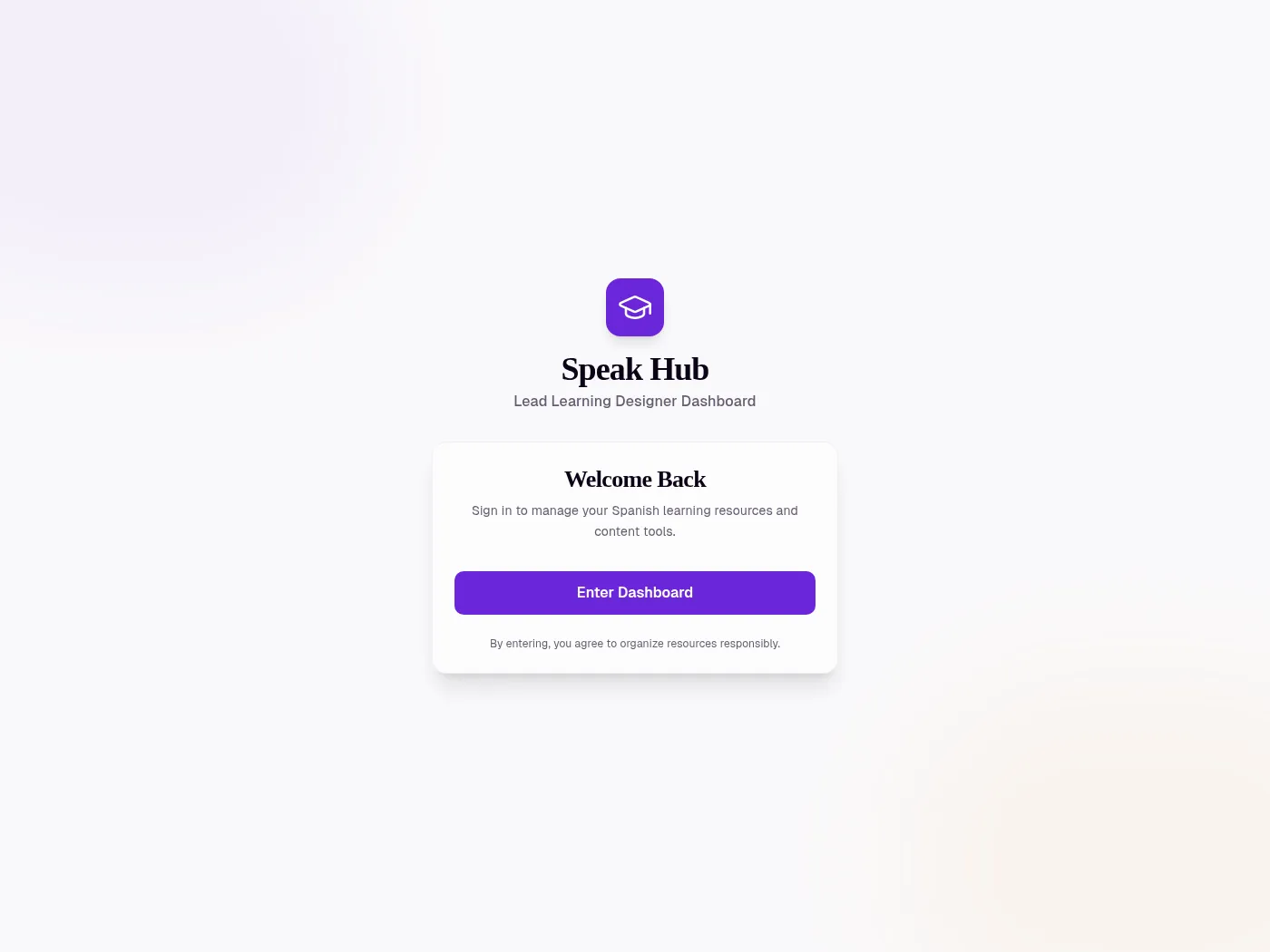 Spanish Resource Dashboard