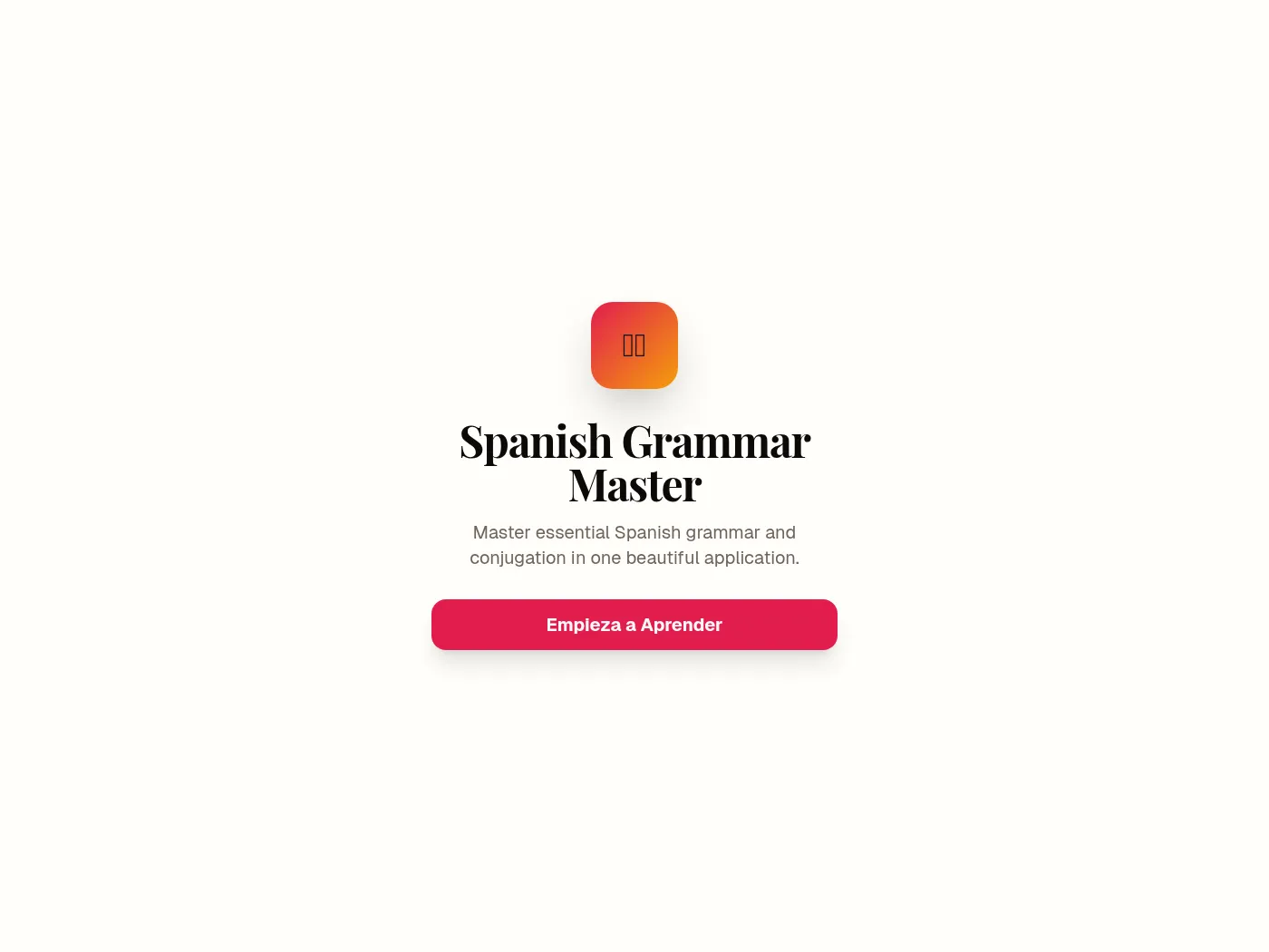 Spanish Grammar Master