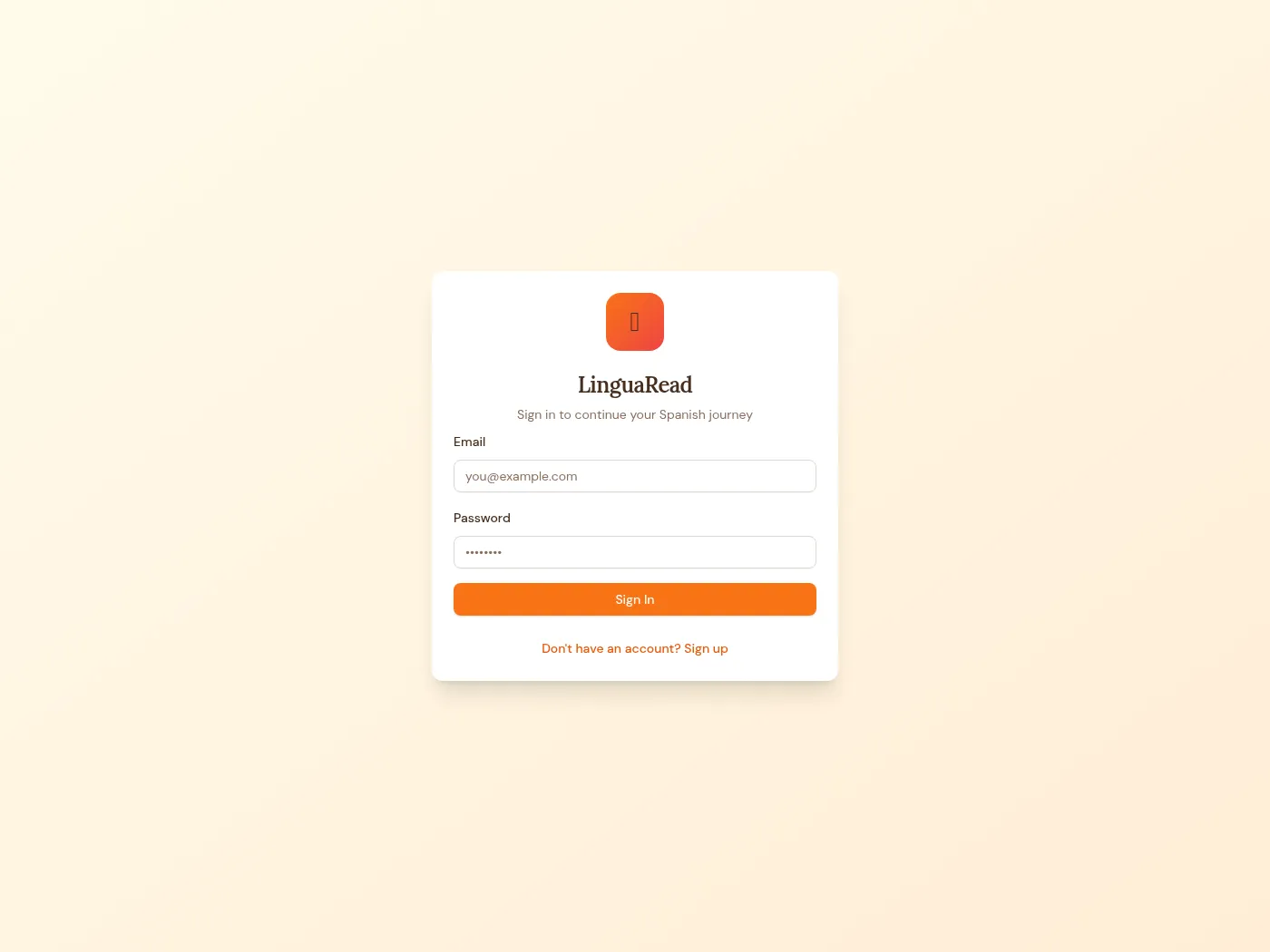 LinguaRead Spanish App