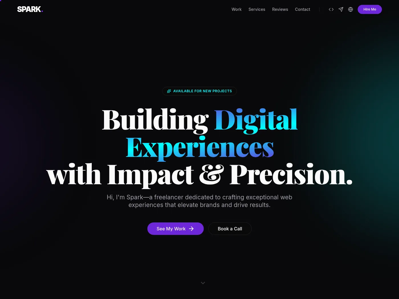 Freelancer Spark Portfolio