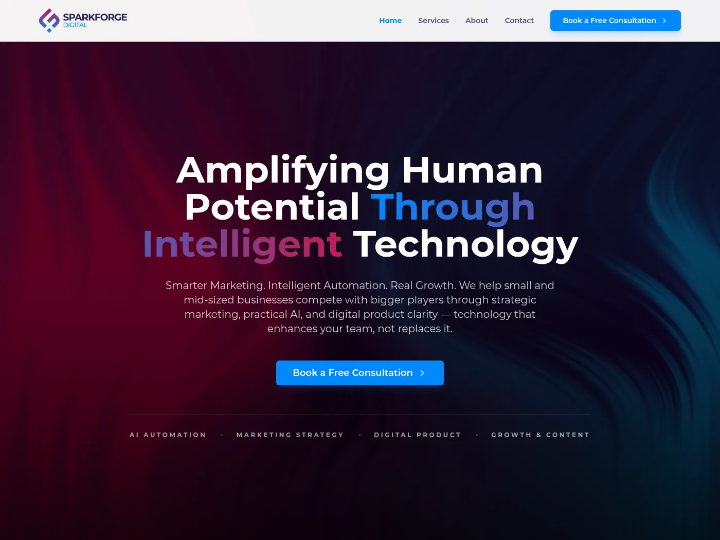 SparkForge Digital Website