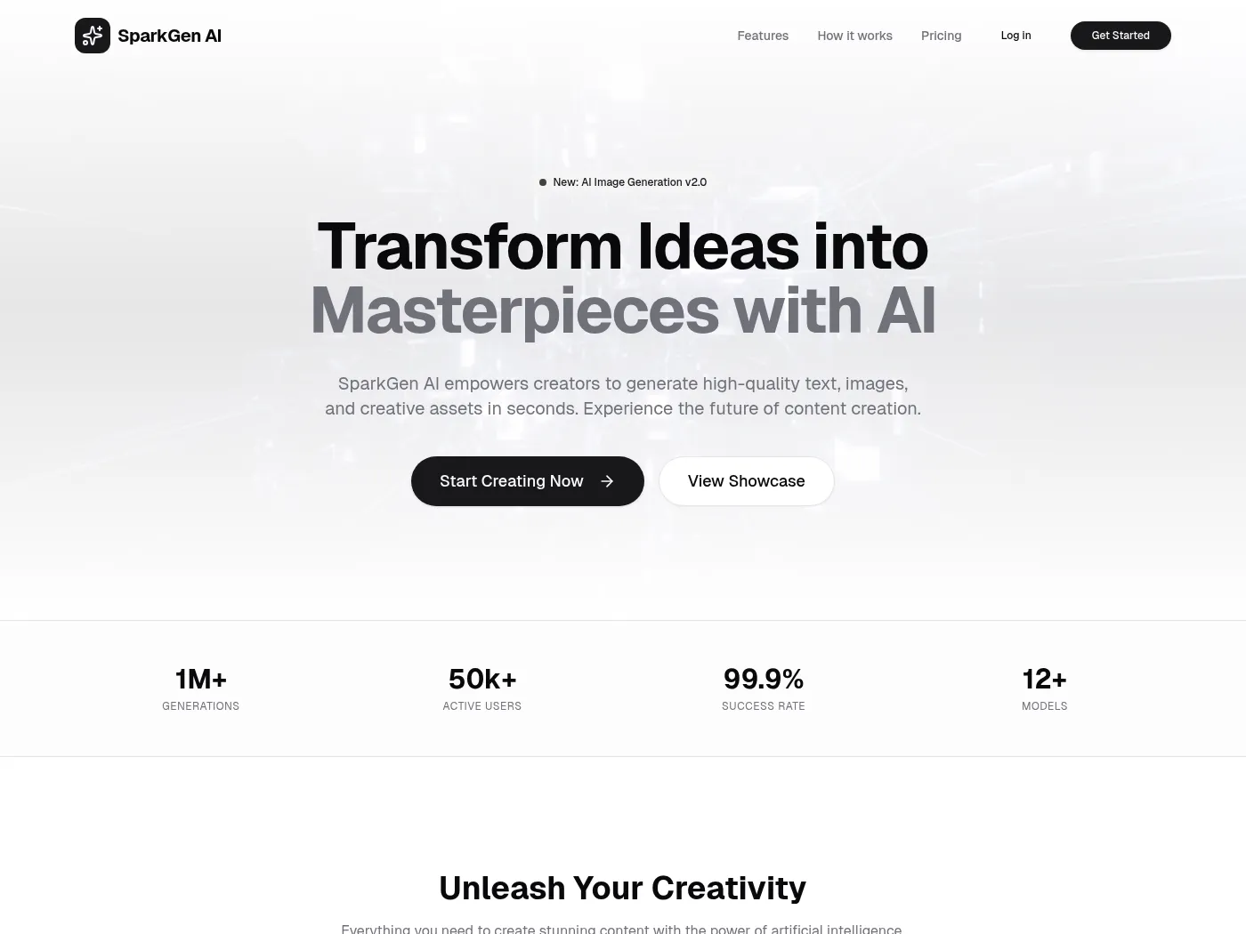 SparkGen AI Clone