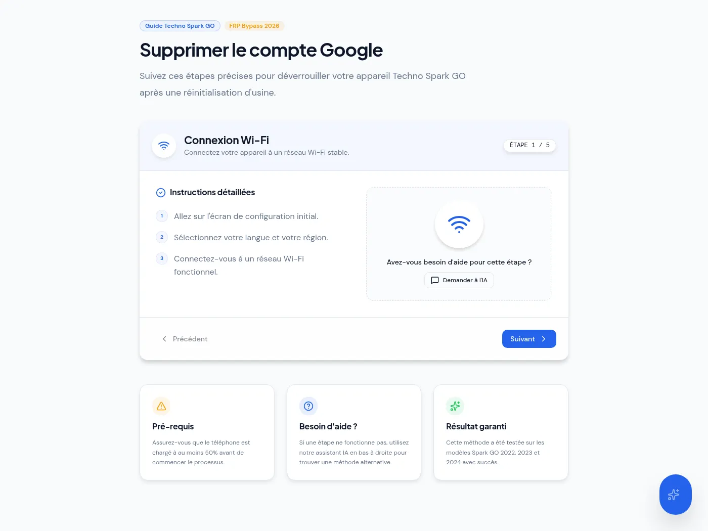 SparkGo Google Unlock