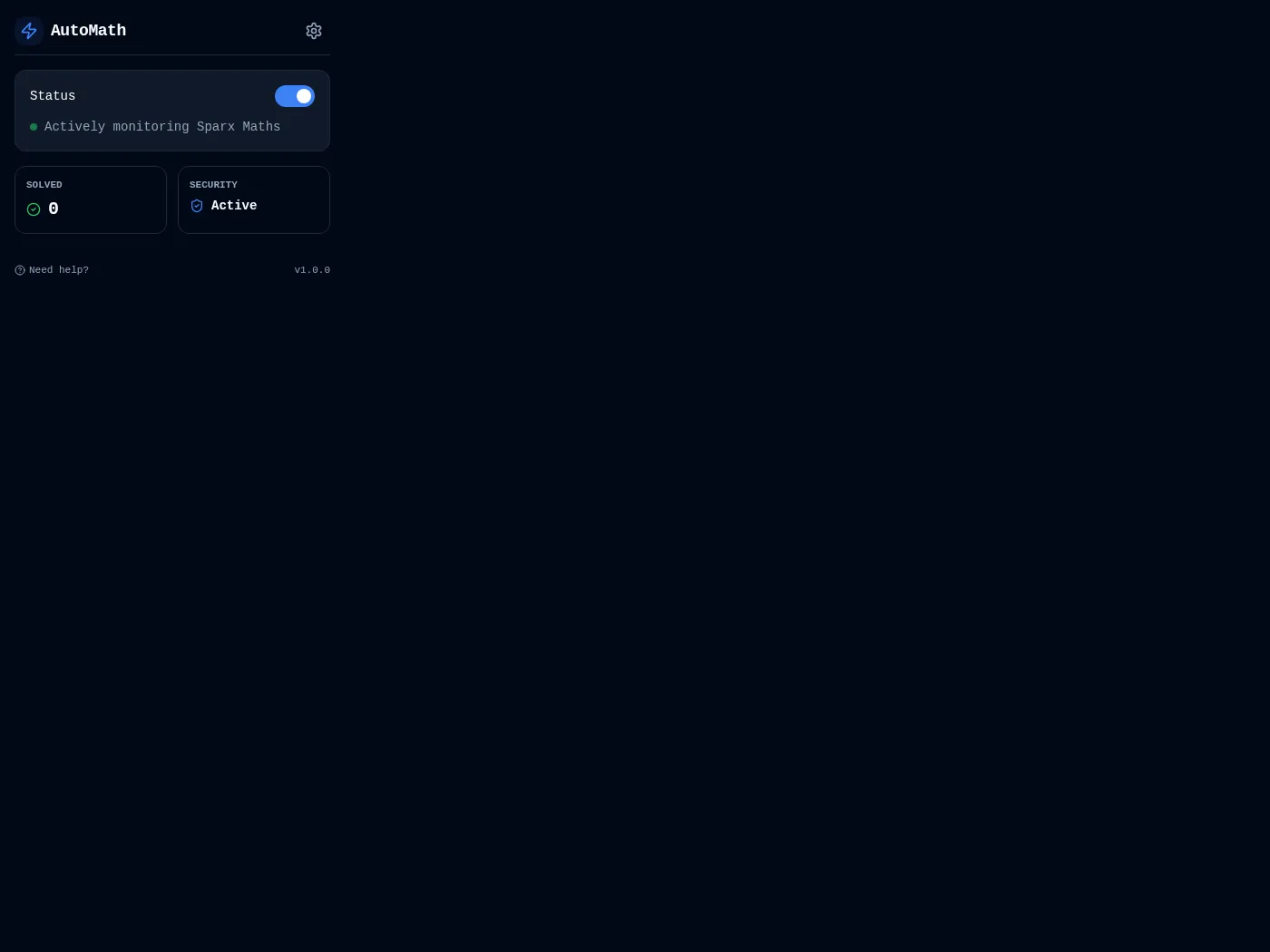 SparkX AutoMath Extension