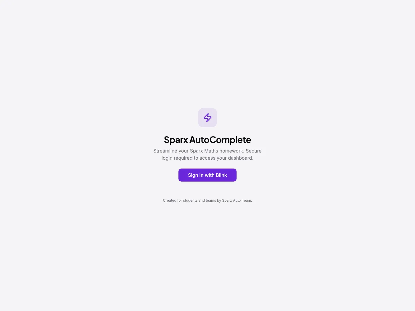 Sparx AutoComplete