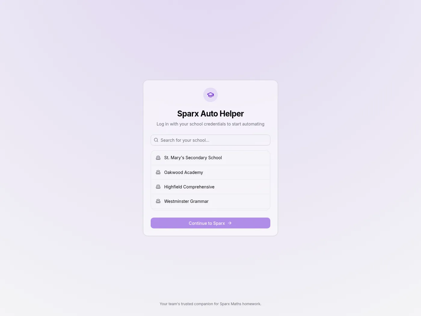Sparx Auto Homework Helper