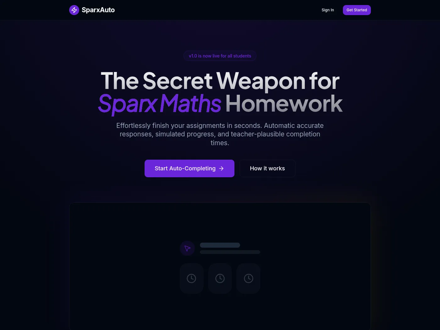 Sparx AutoComplete