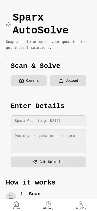 Sparx AutoSolve