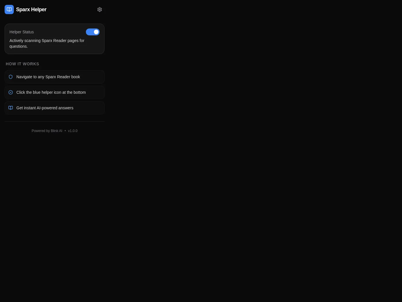 Sparx Reader Helper