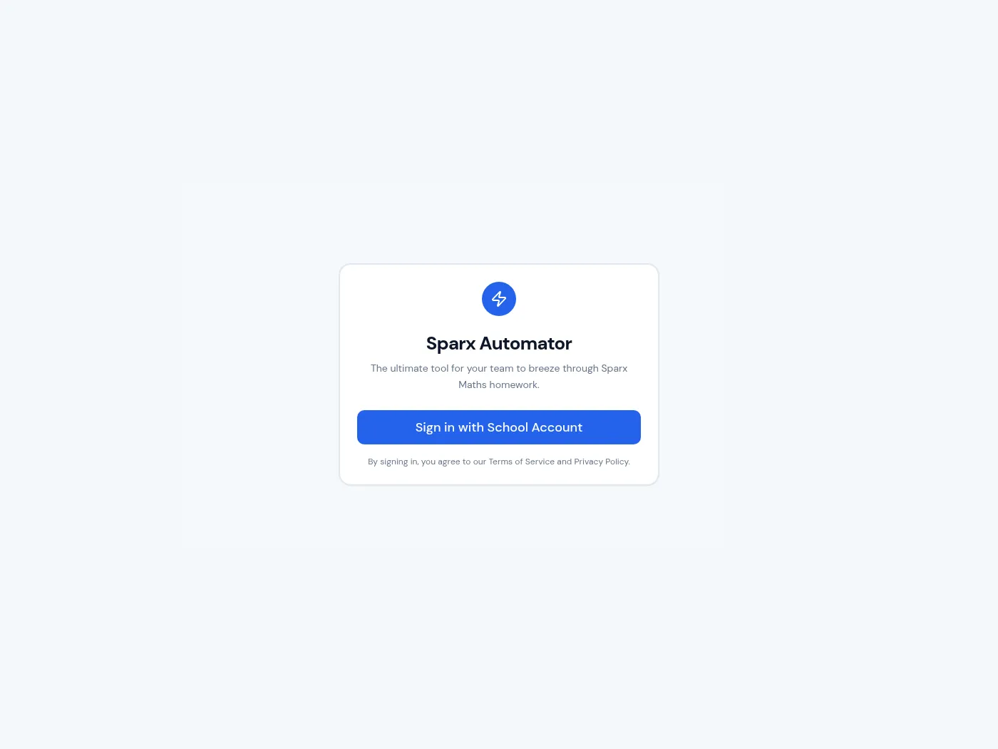 Sparx Homework Automator