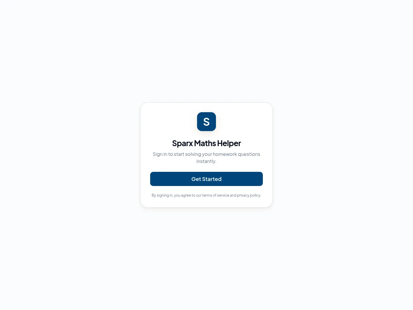 Sparx Maths Helper