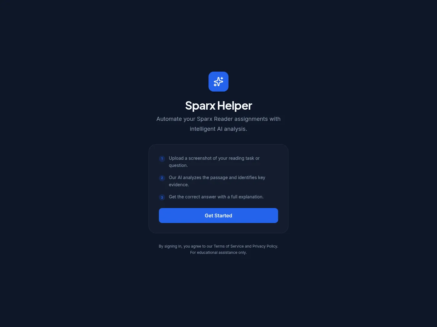 Sparx Reader AI Assistant