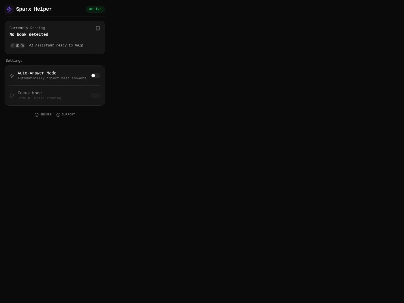 Sparx Reader Helper
