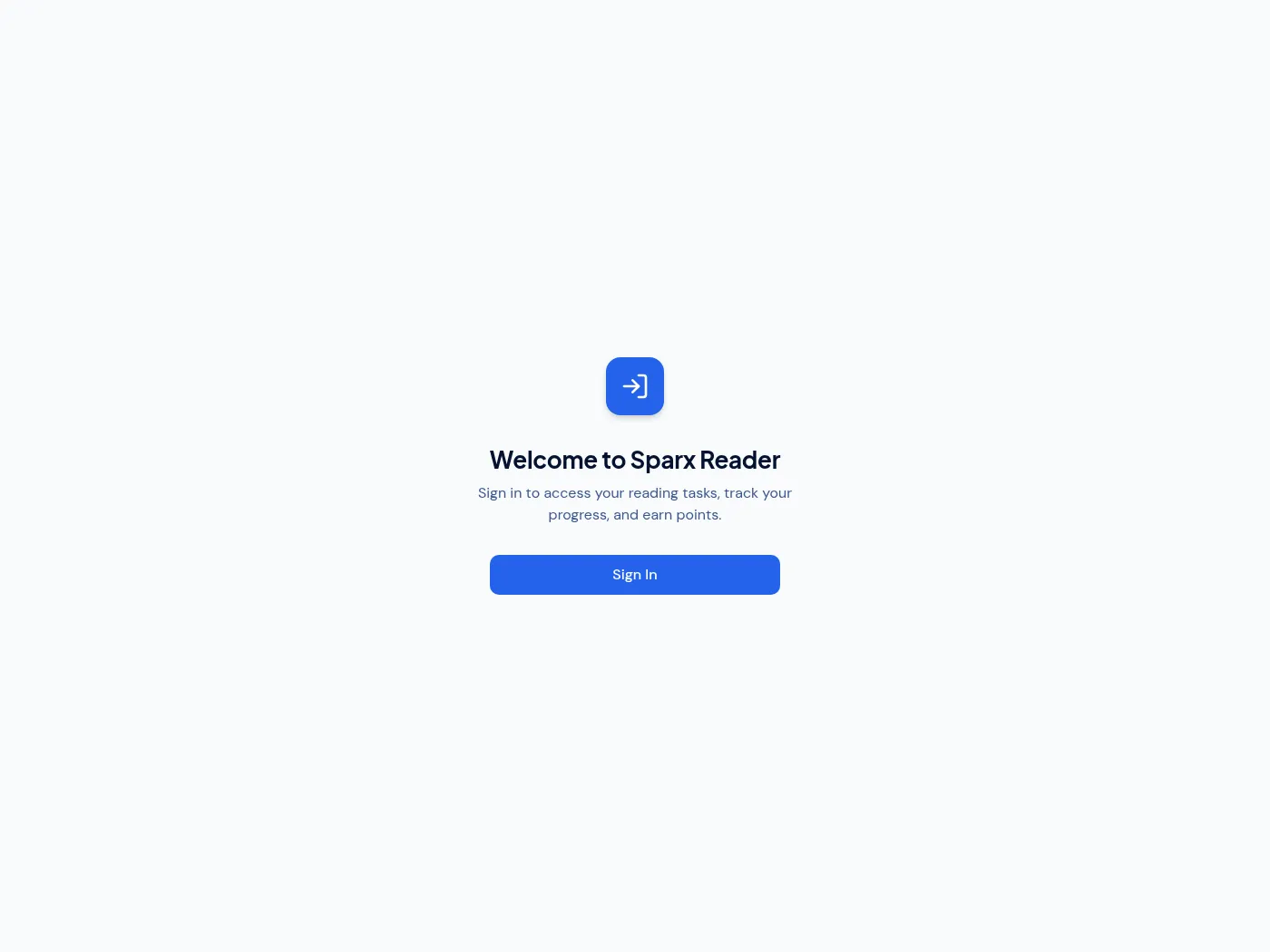 Sparx Reader Task Portal