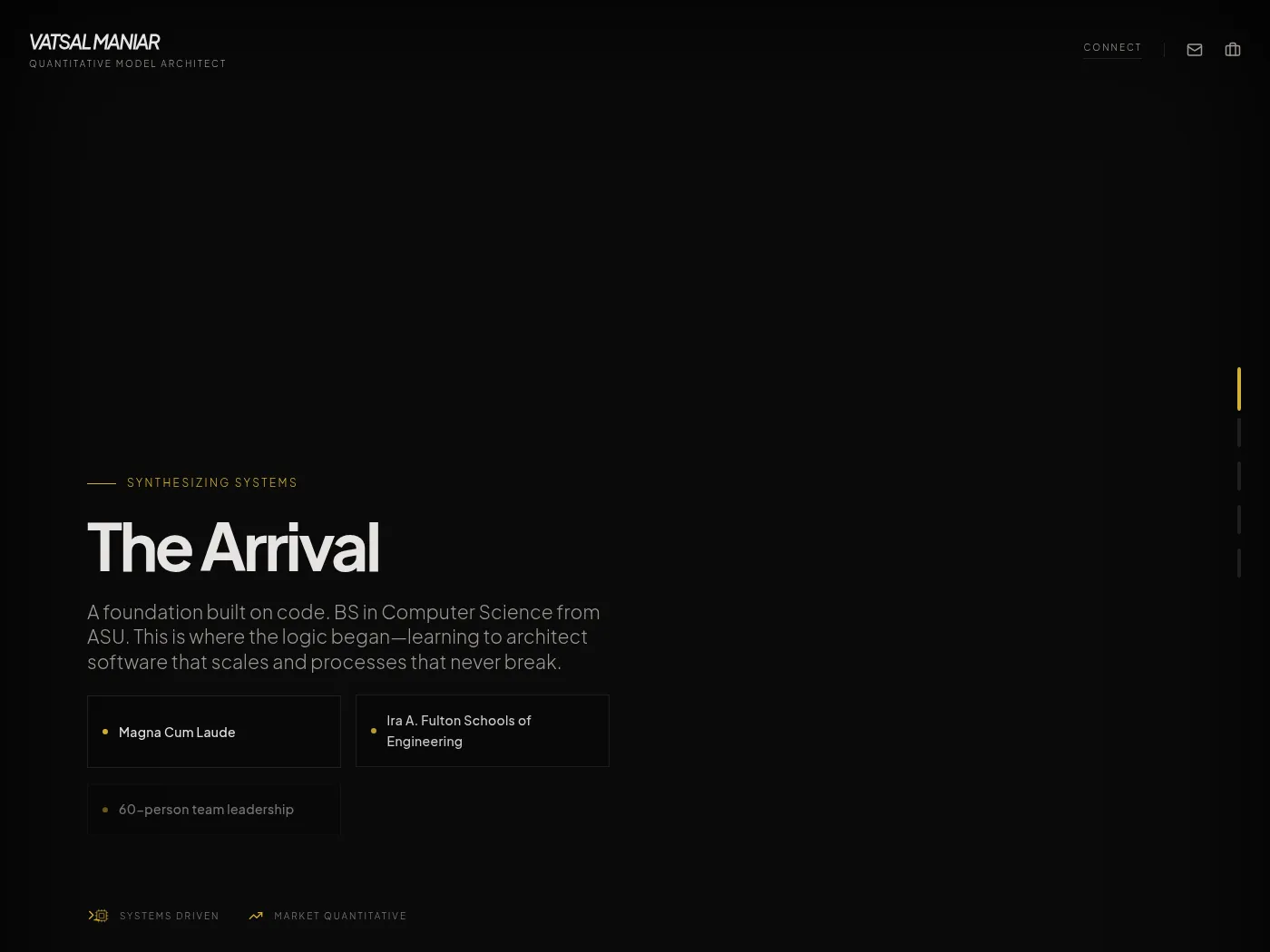 Cinematic Portfolio World