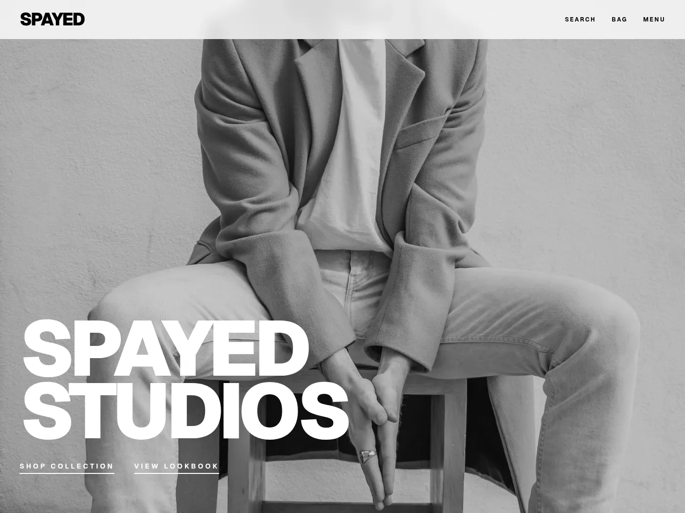 SPAYED Brand Website