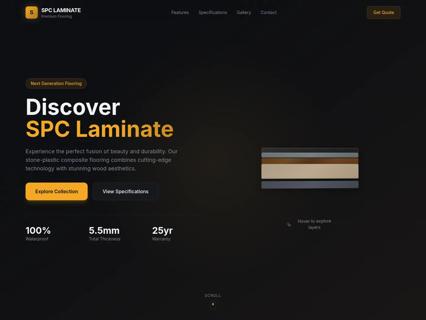 SPC Laminate 3D Showcase