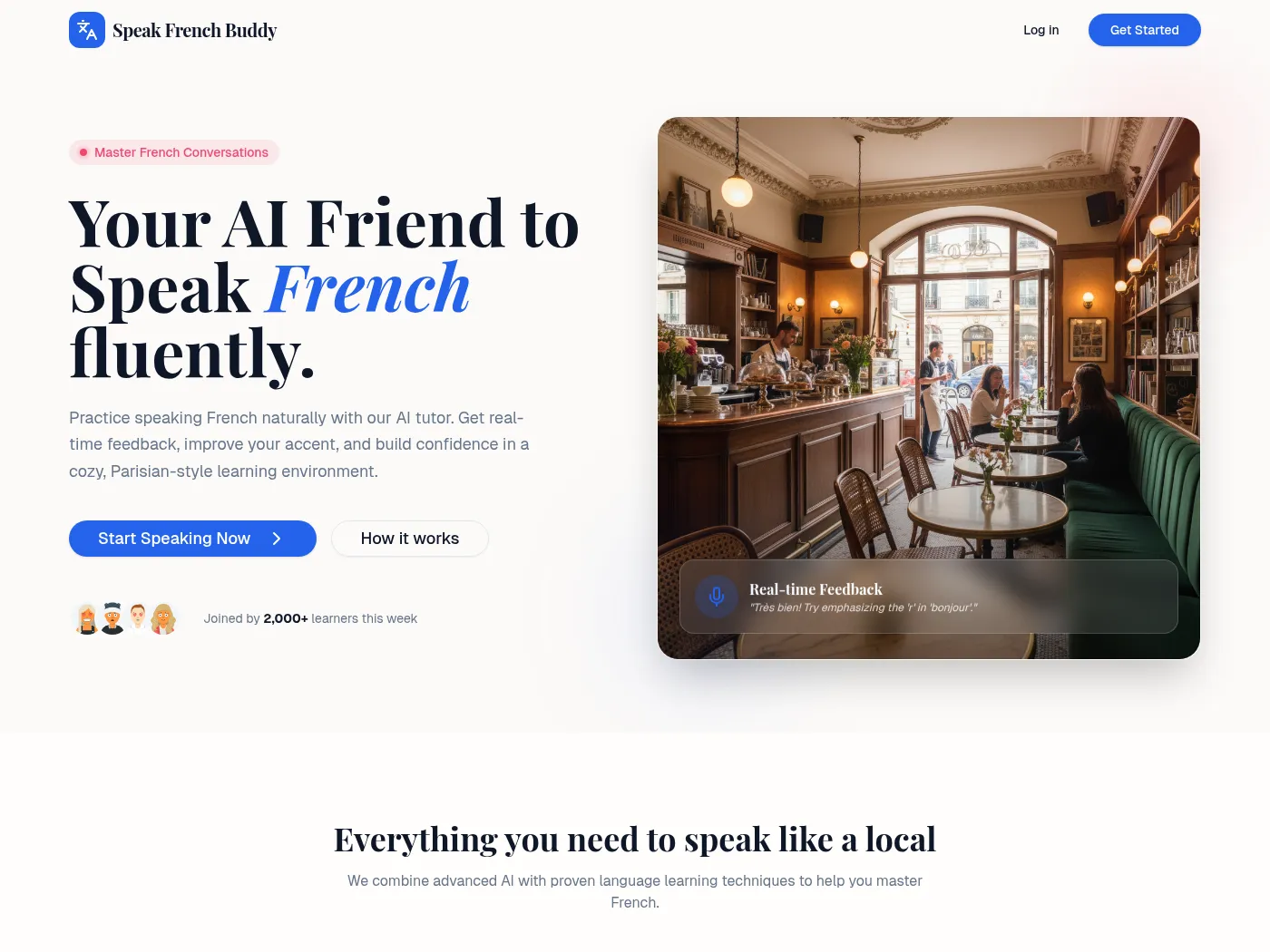Speak French Buddy