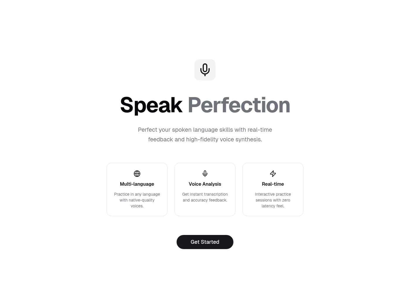 Speak Perfection Voice