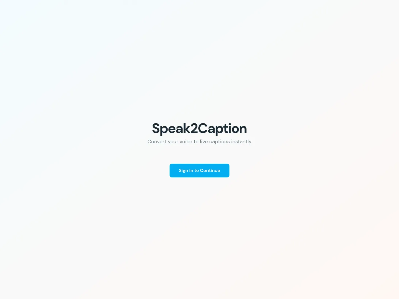 Speak2Caption