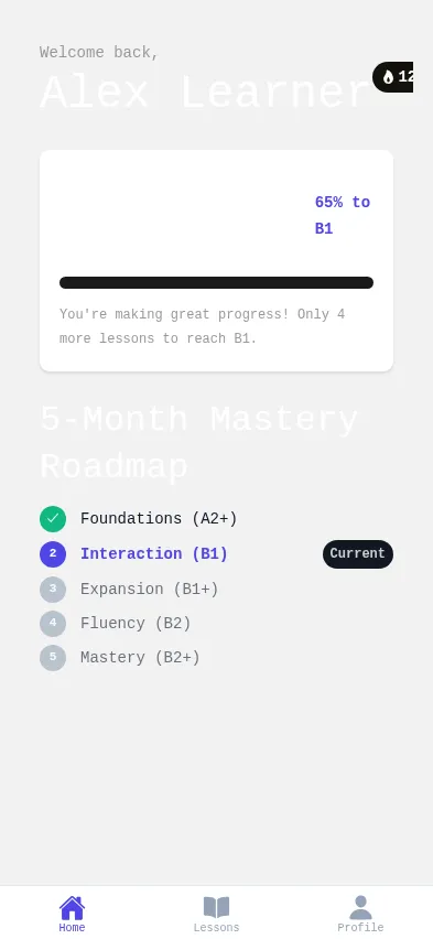 SpeakBoost English MVP