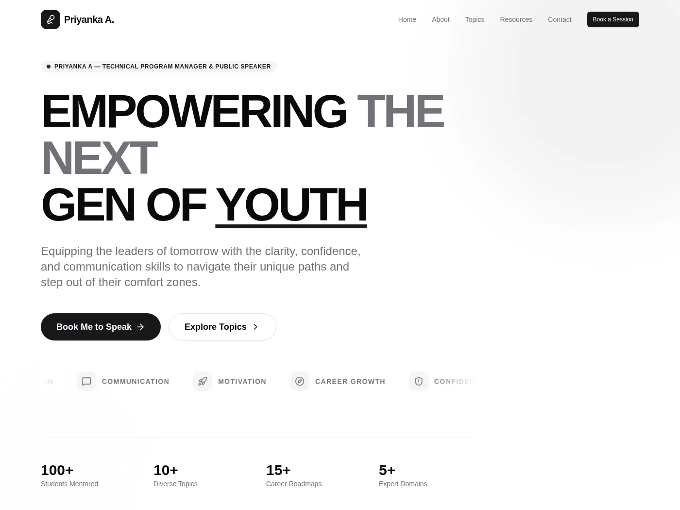 SpeakUp Portfolio