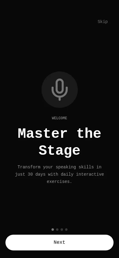 SpeakMaster 30-Day Challenge