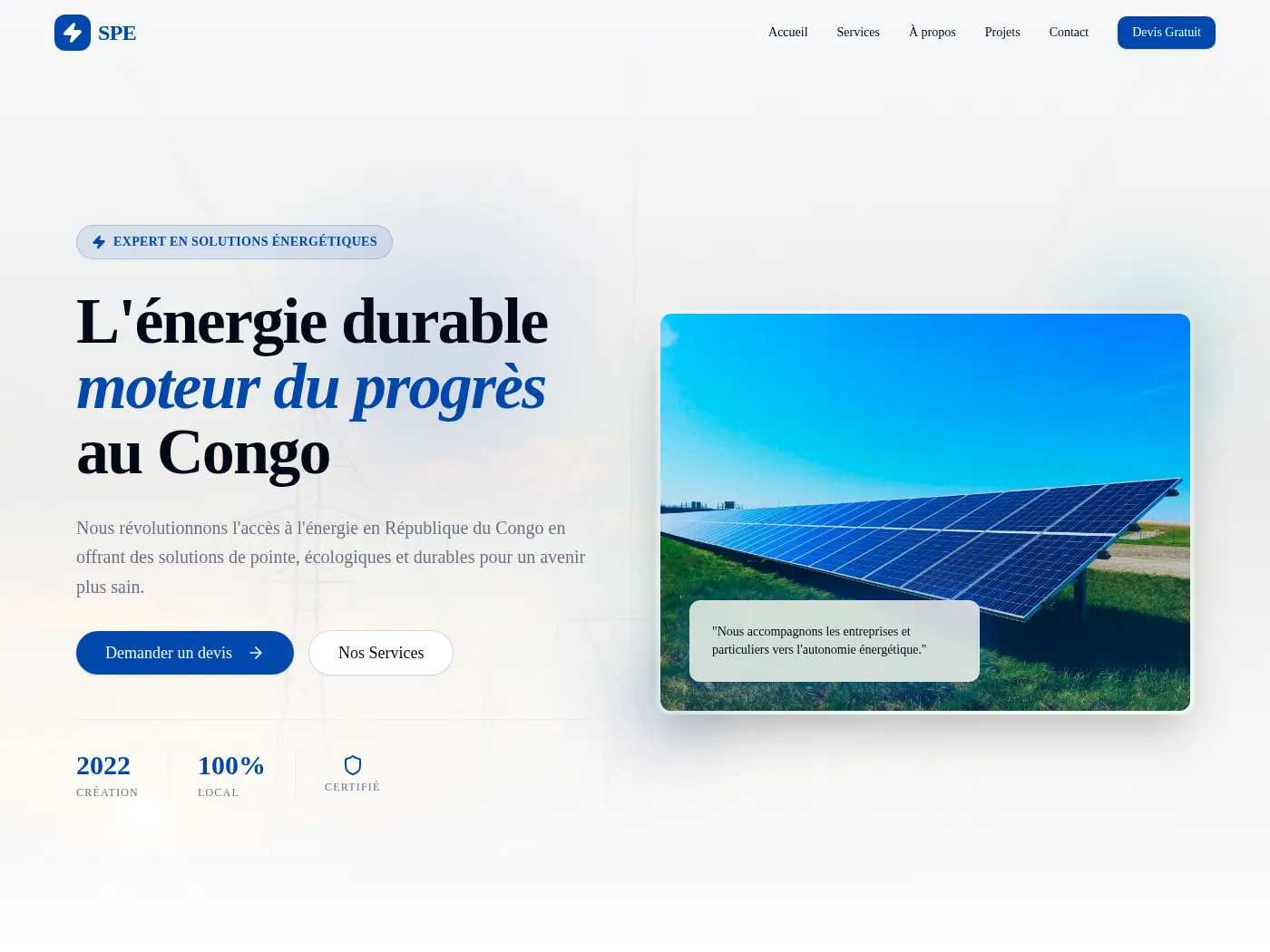 SpecOngo Landing Page