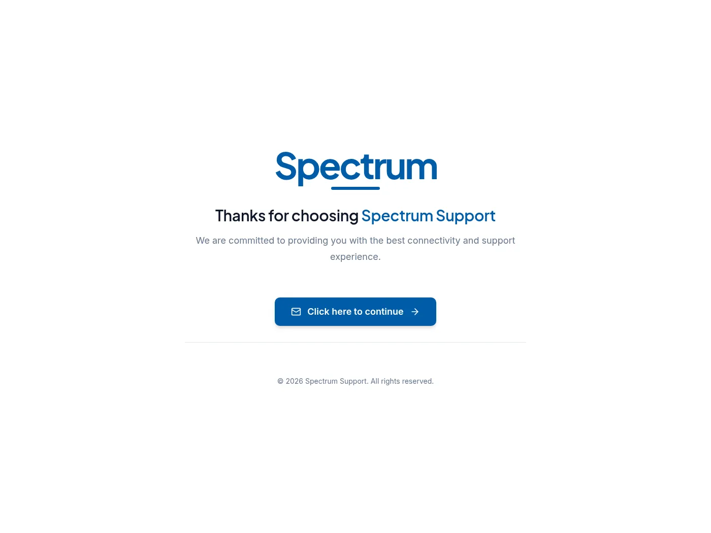 Spectrum Landing Page