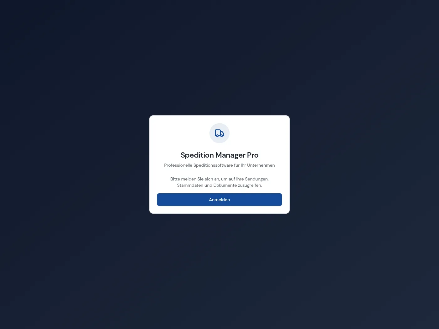 Spedition Manager Pro