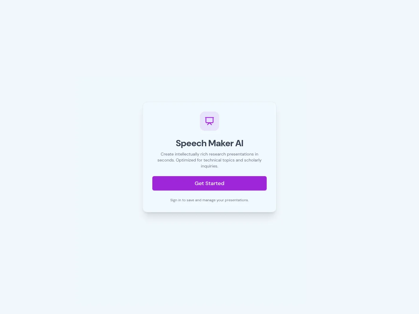 Instant Speech Maker