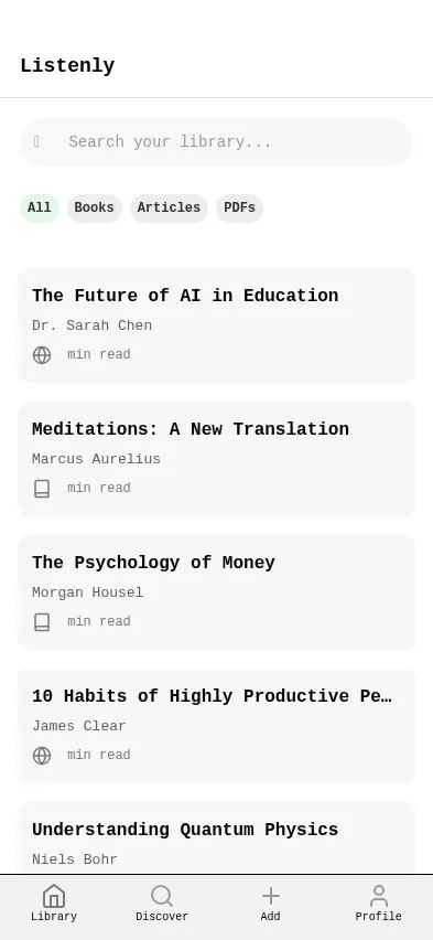 Speechify Reader App