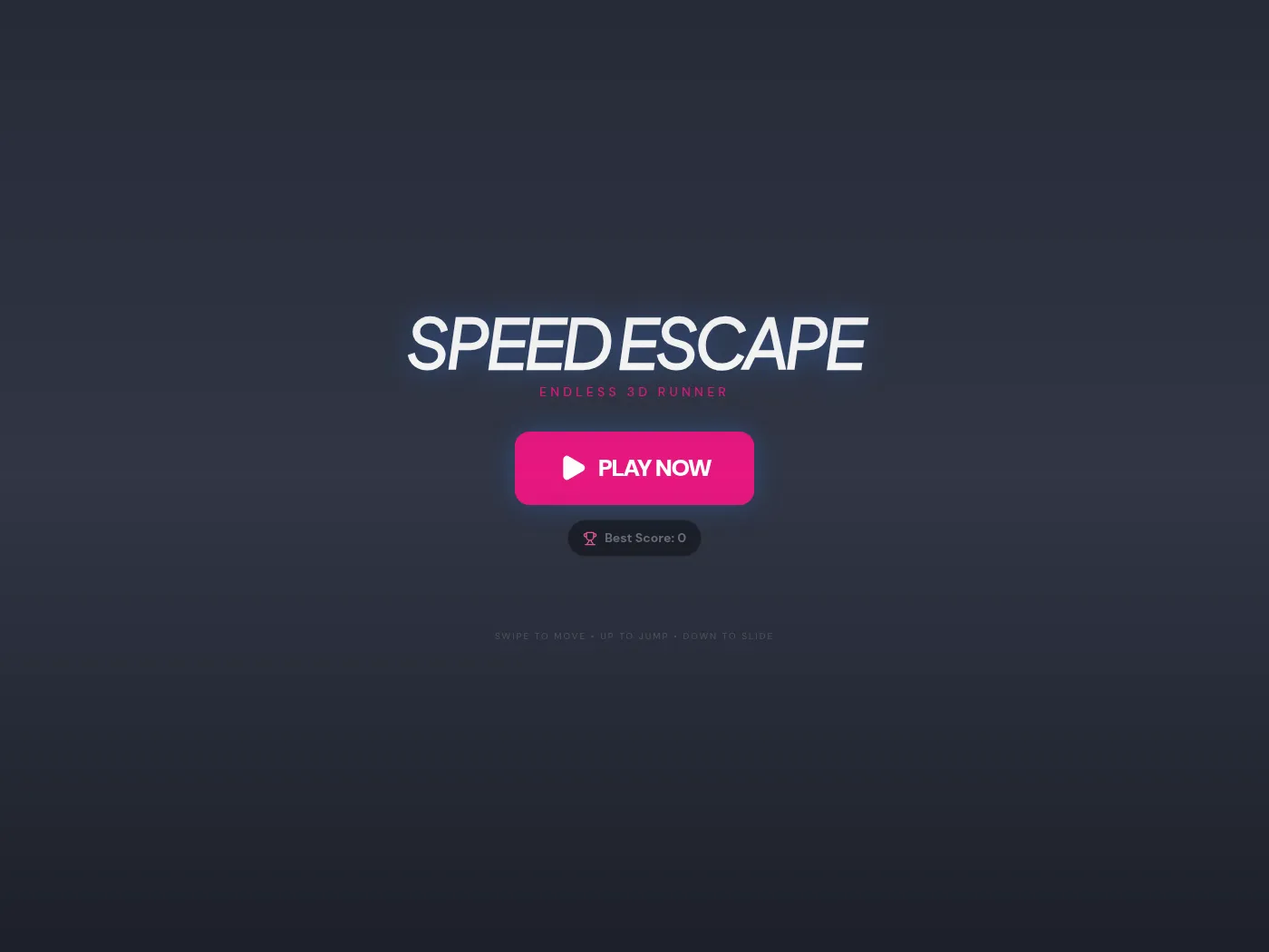 Speed Escape 3D Runner