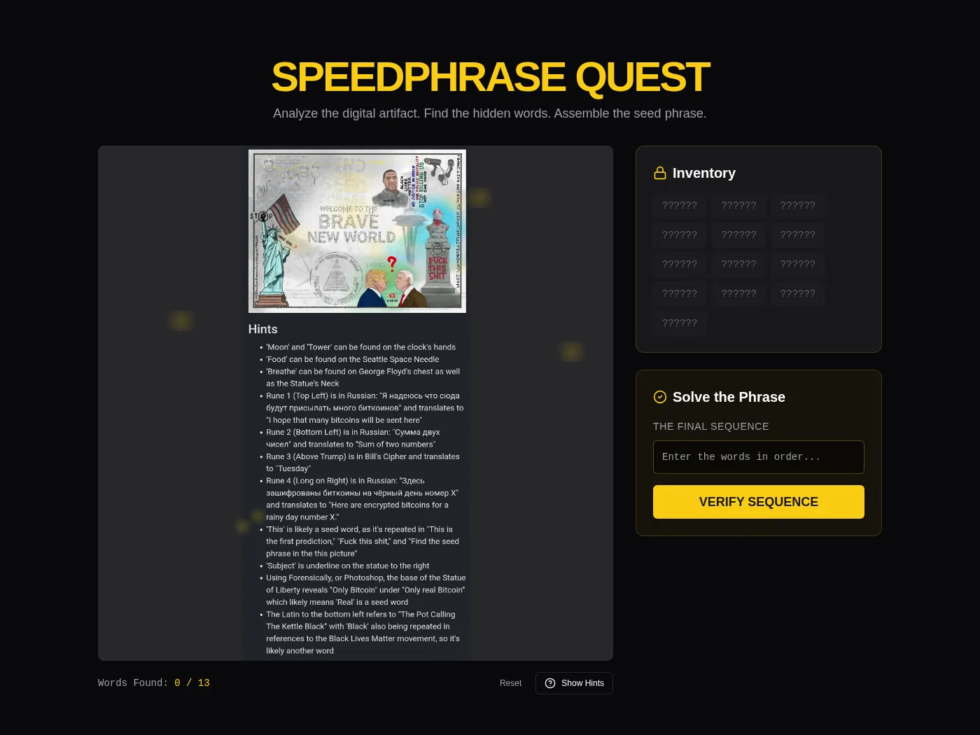 Speedphrase Puzzle Quest