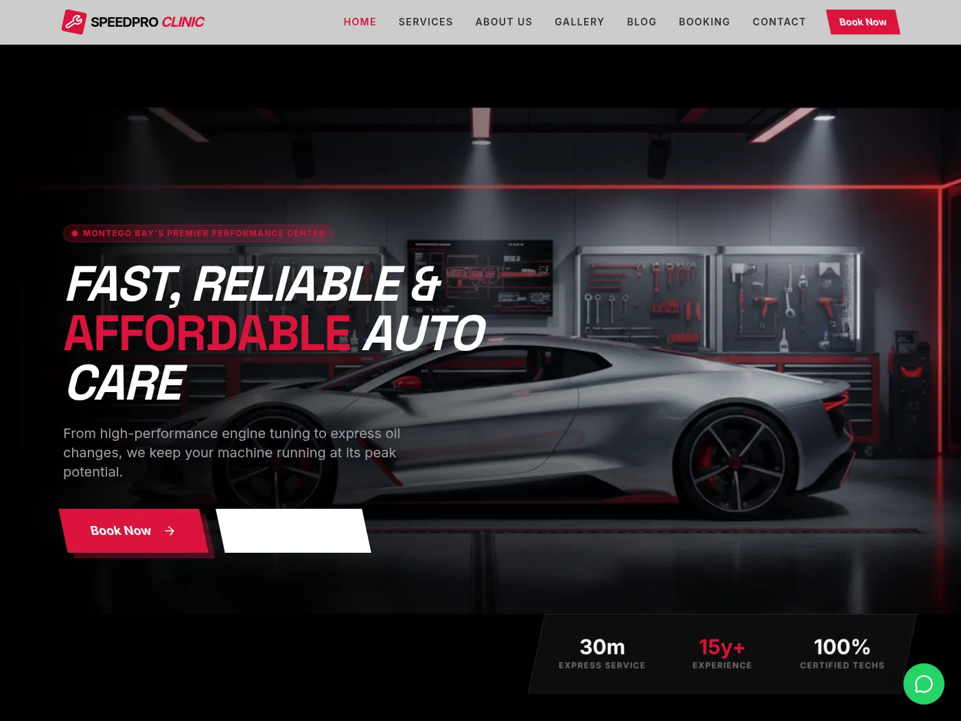 SpeedPro Auto Clinic Site