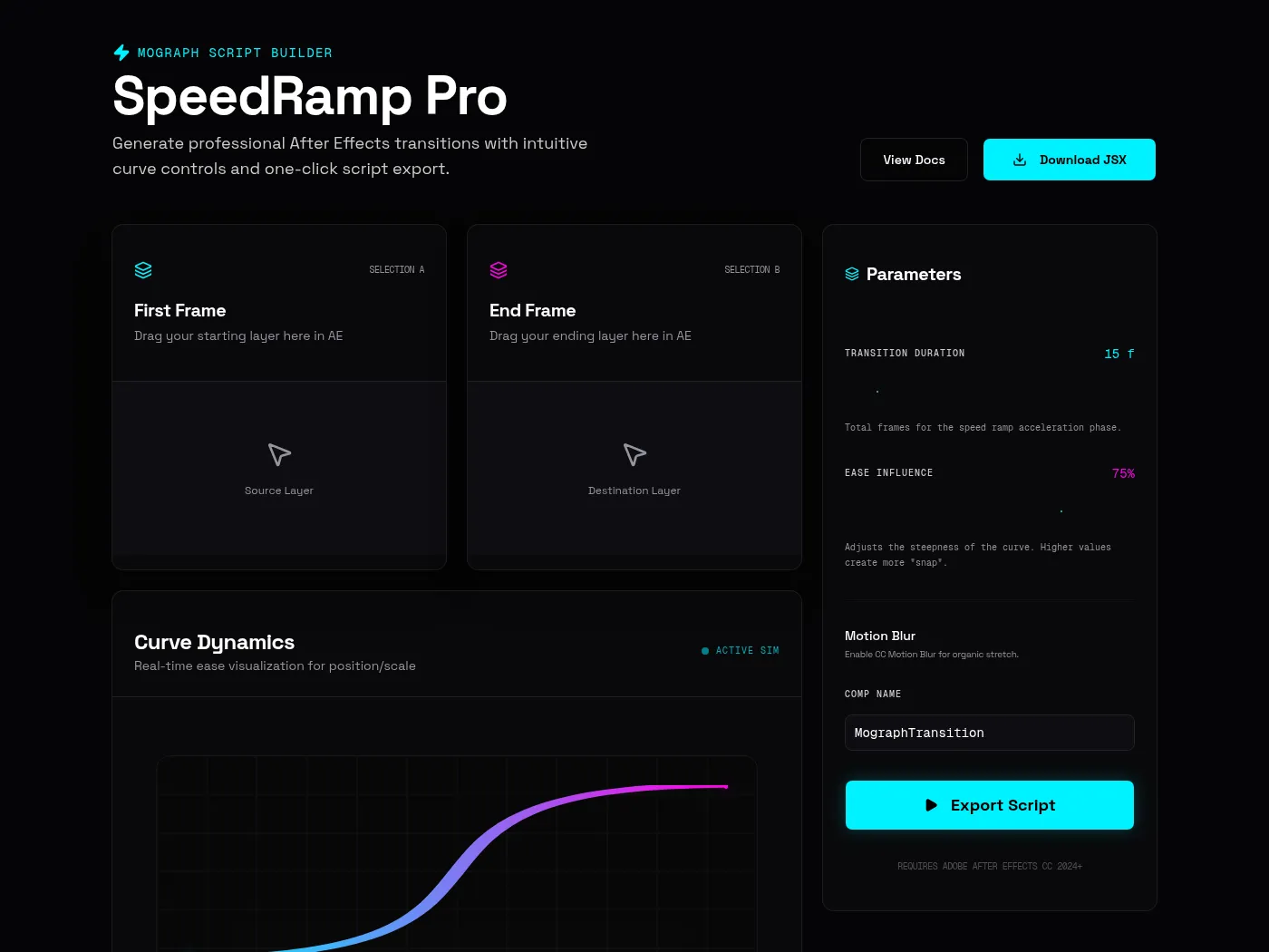 Mograph SpeedRamp Script
