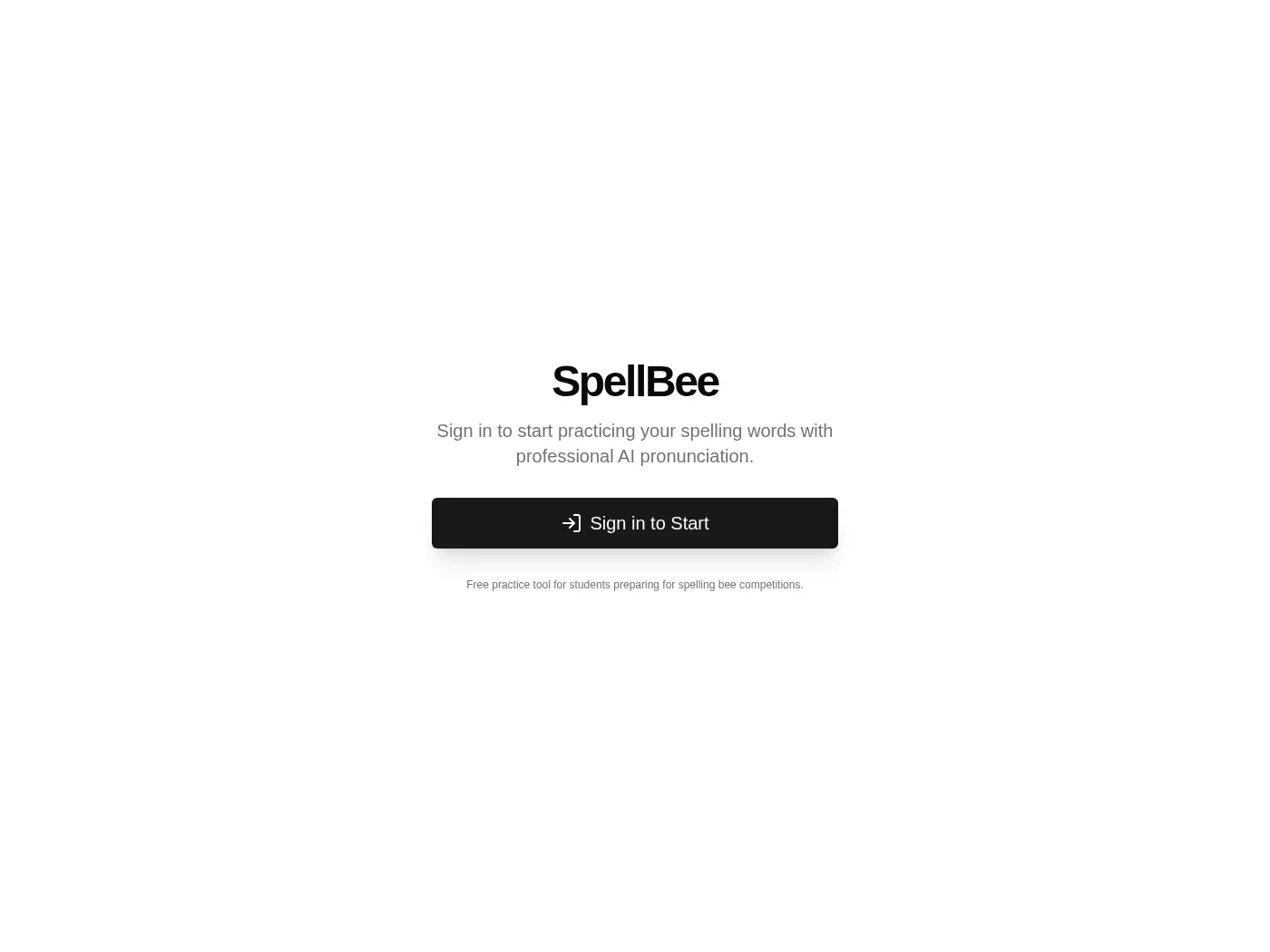 SpellBee Trainer