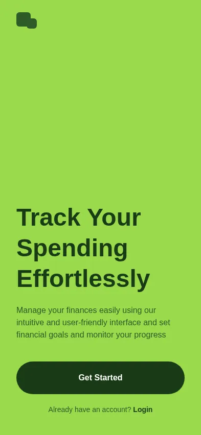 Spend Tracker UI Kit