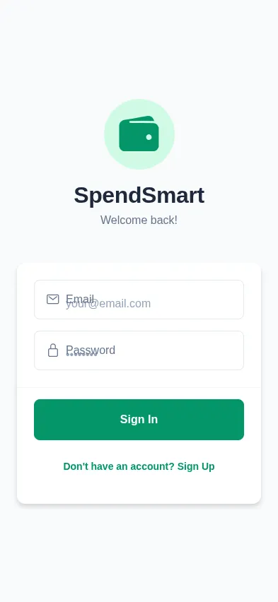 SpendSmart Budget App