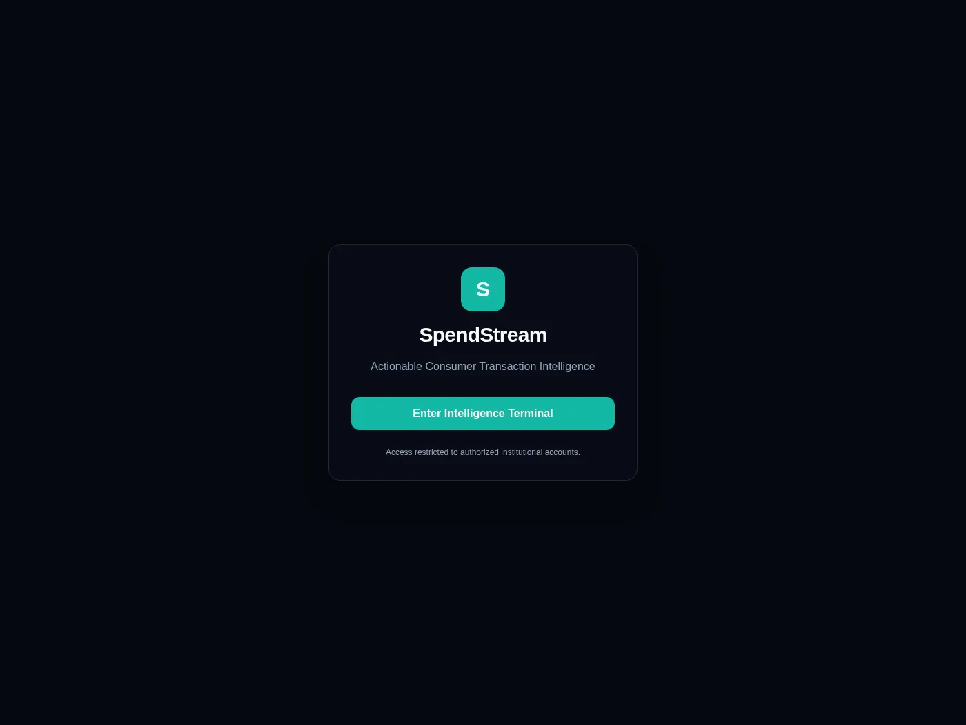 SpendStream Dashboard