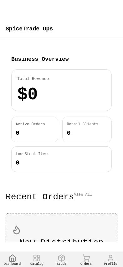 SpiceTrade Mobile Suite