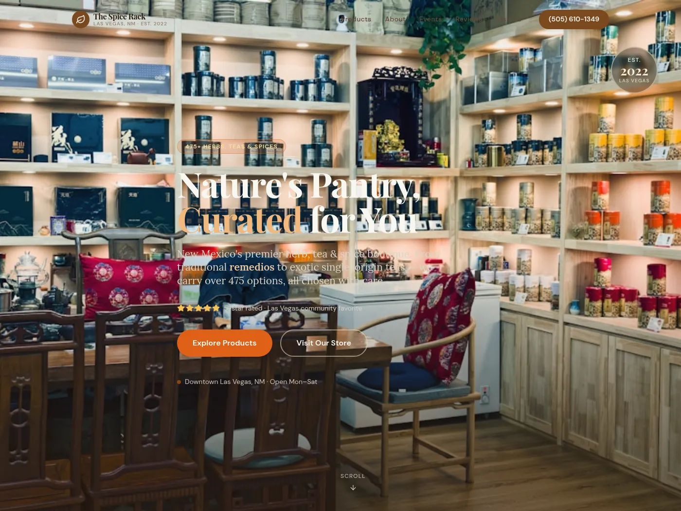 The Spice Rack Website