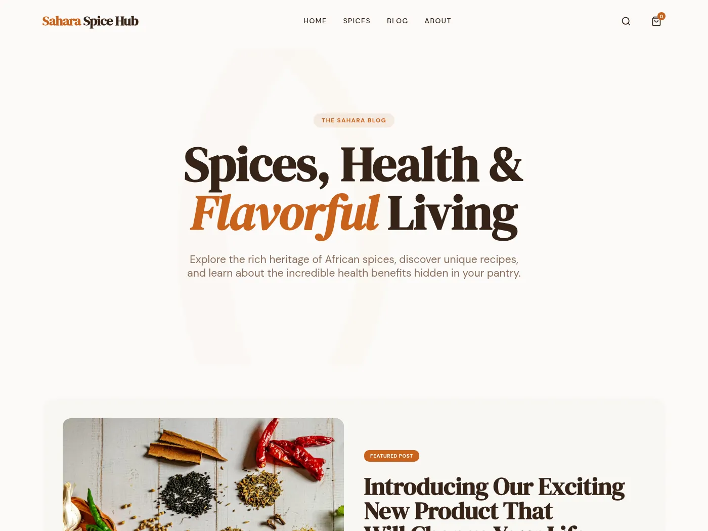 SpiceHub Blog Revamp