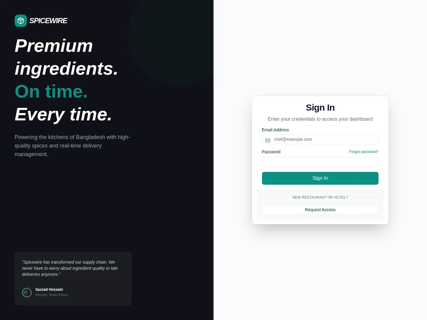 Spicewire B2B SaaS Suite