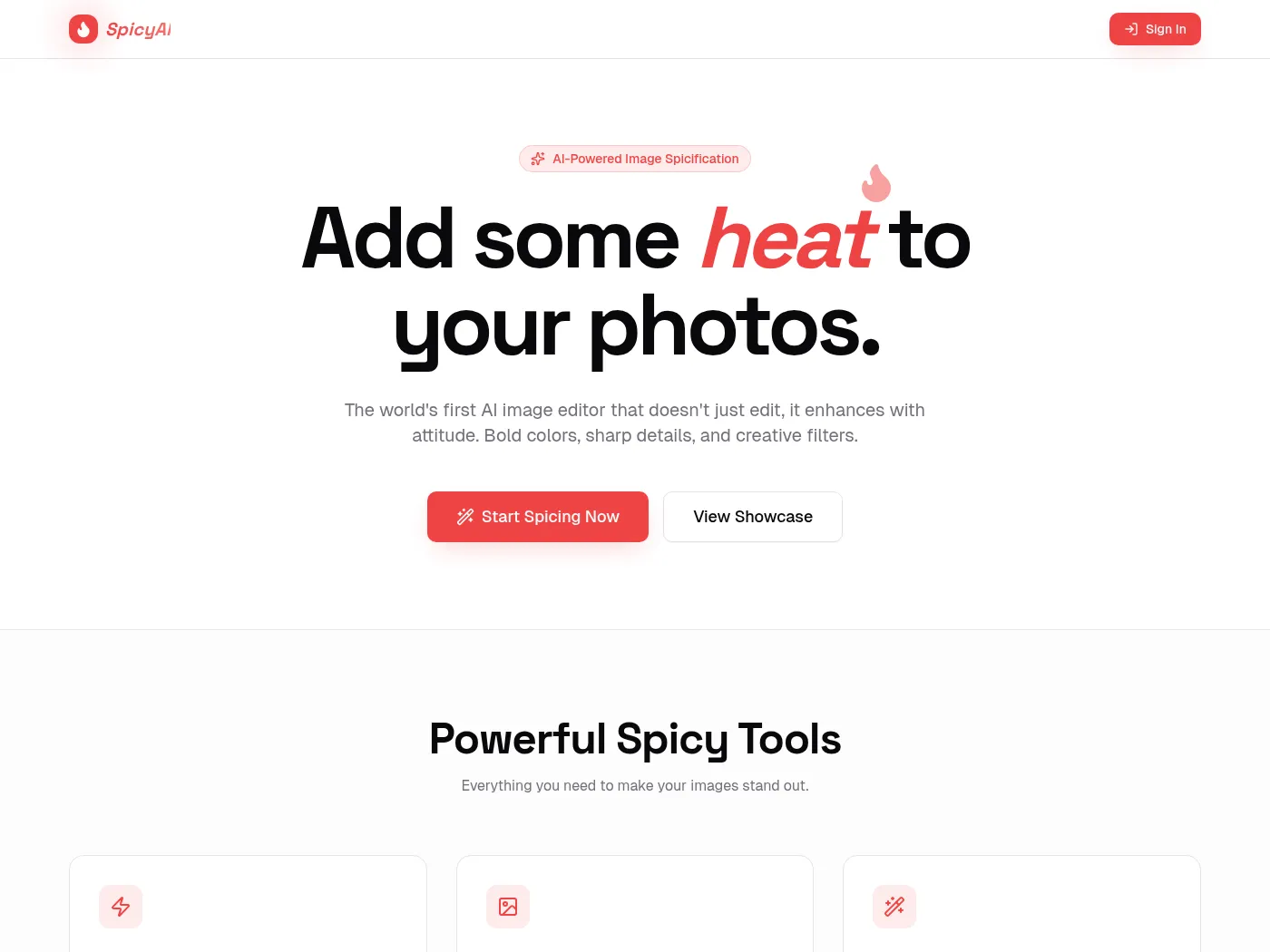 Spicy AI Image Editor