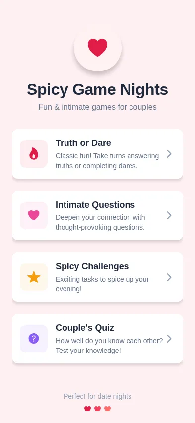 Spicy Game Nights