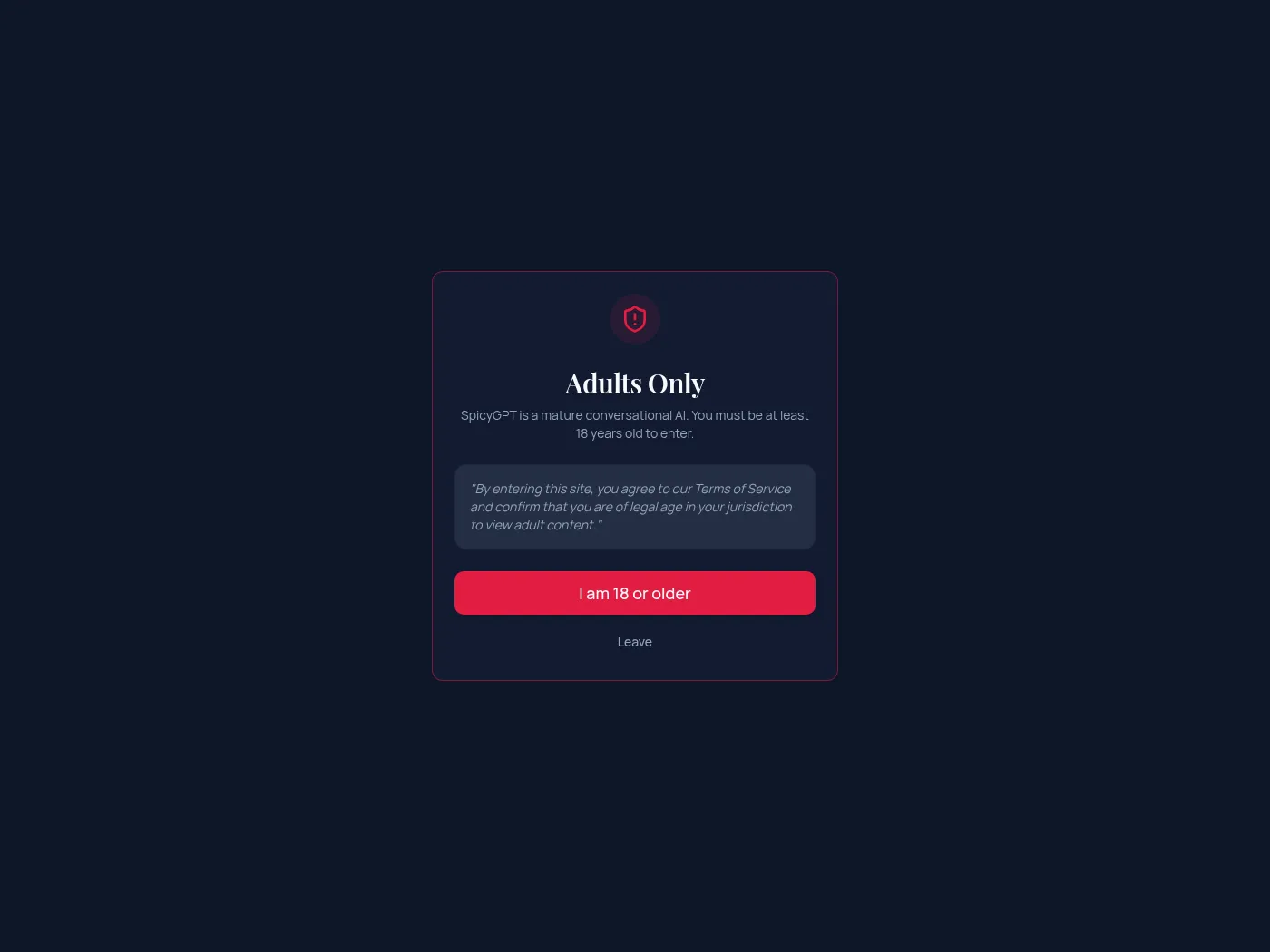 SpicyGPT Chatbot