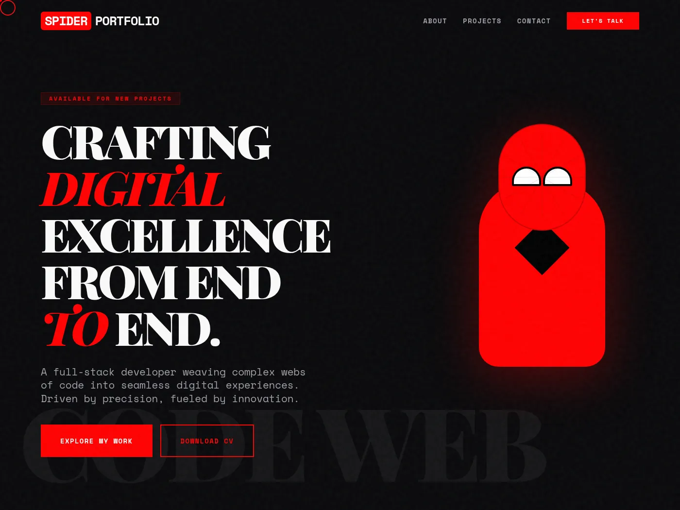 SPIDER Portfolio Web
